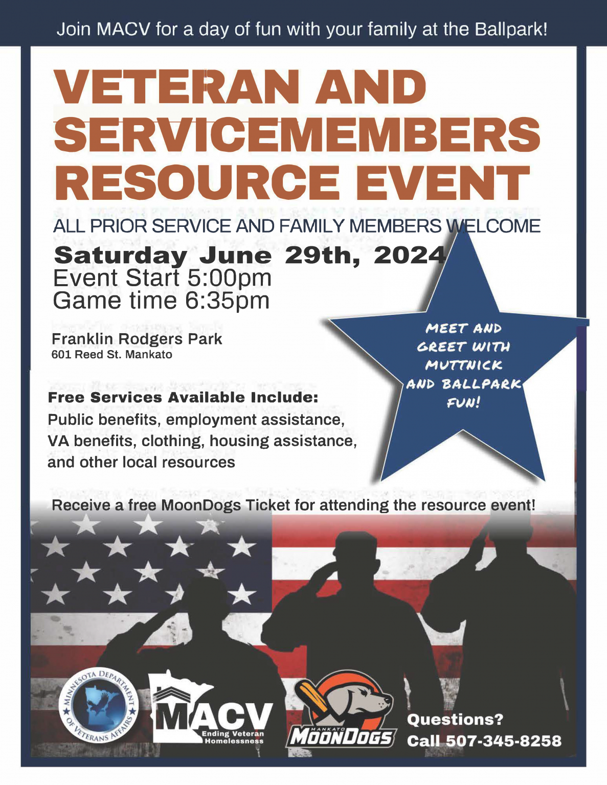 Veteran and Service Members Resource Event - MAC-V